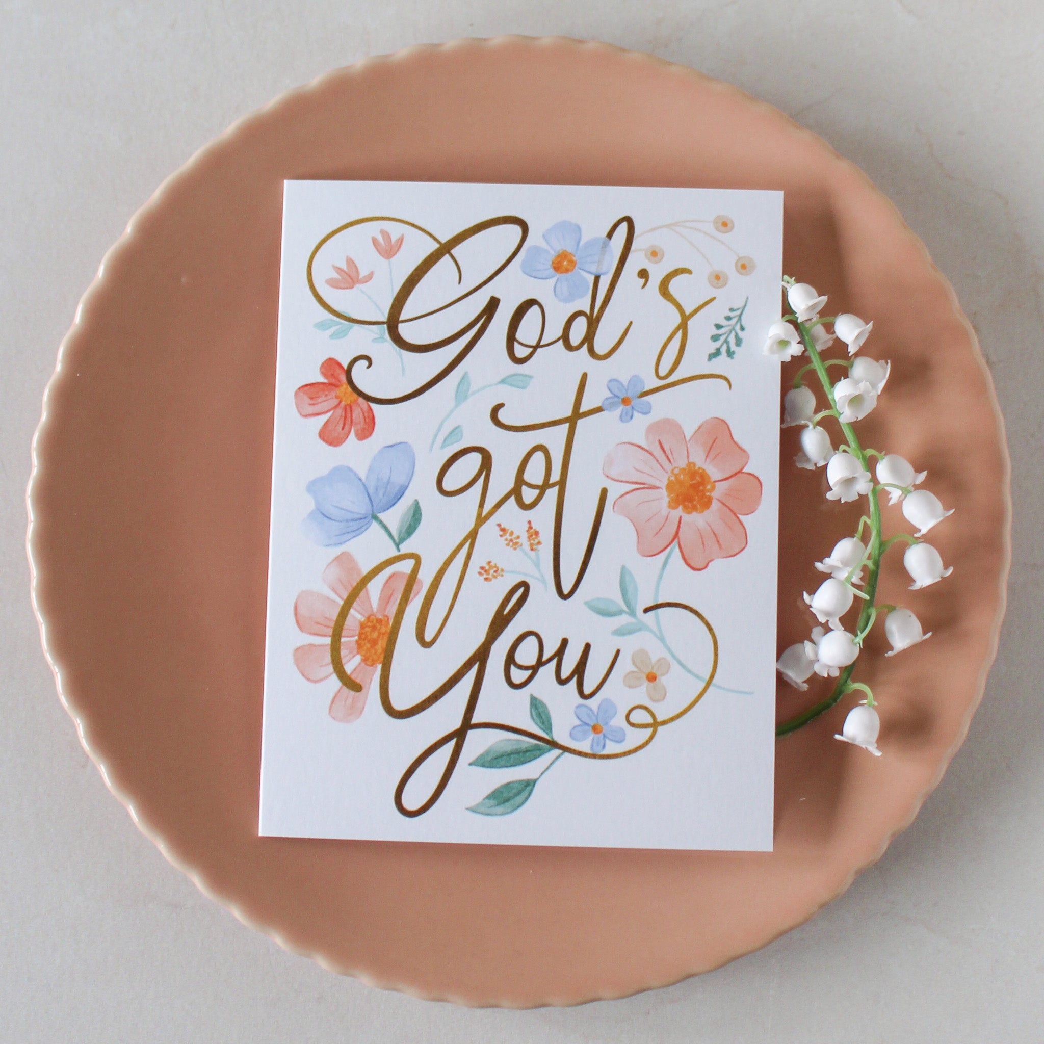 God's Got You Greeting Card – Shepherd Me Shop