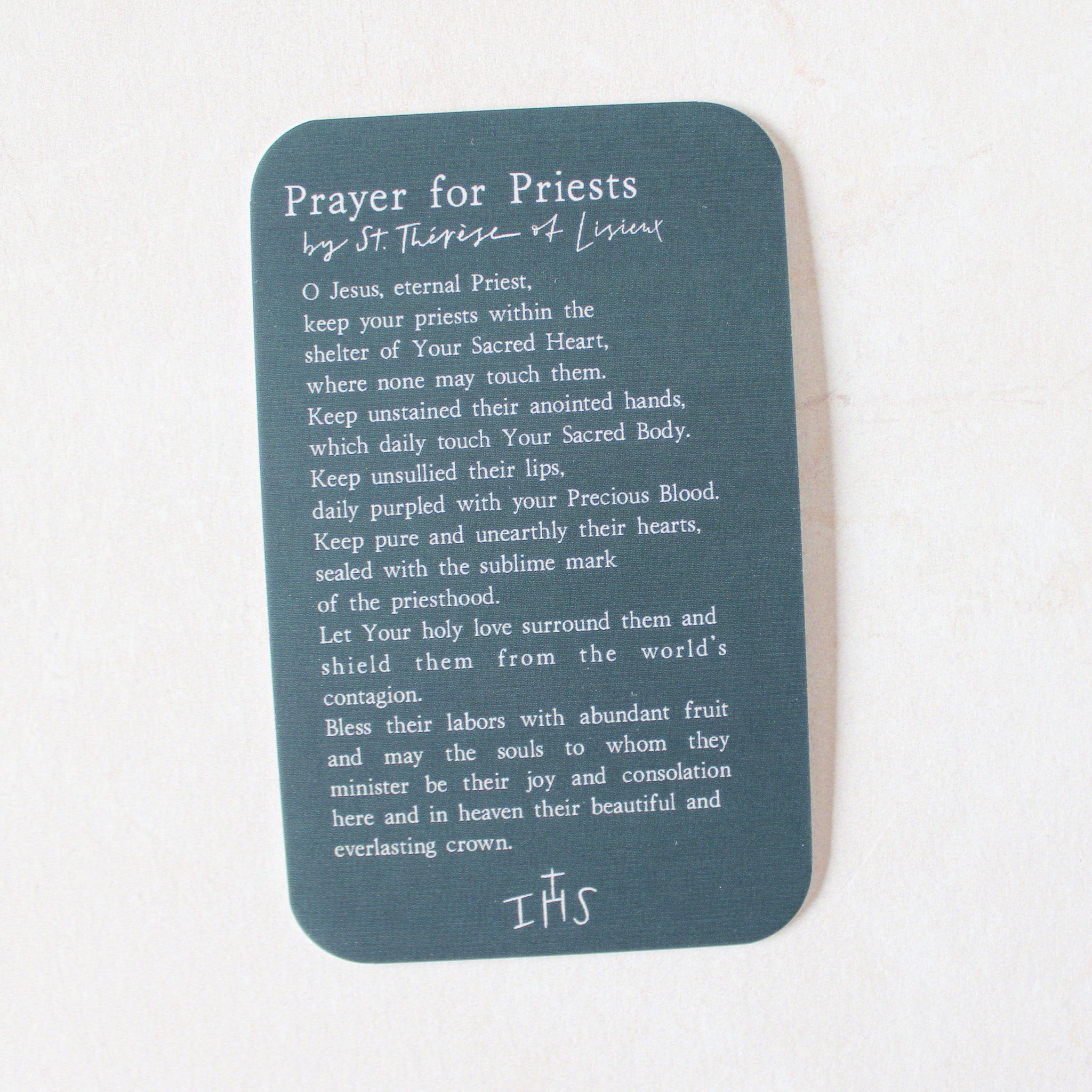 Prayer for Priests Prayer Card – Shepherd Me Shop